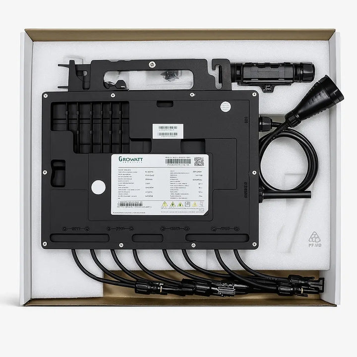 Microinversor Solar Growatt Ongrid 2,25kW Neo 2250M-X2 220V 4MPPT Moni